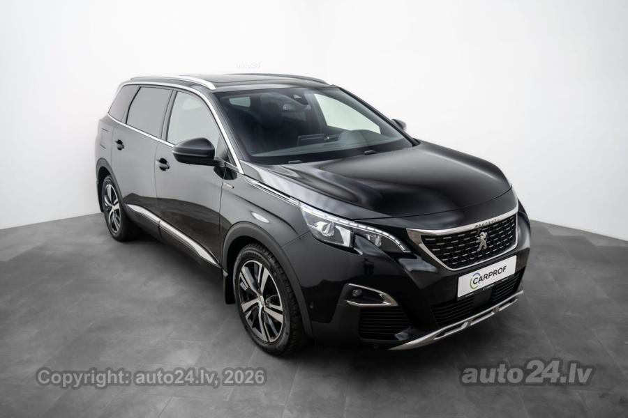 Black Peugeot 5008 2018 in Tallinn, with an engine capacity of 2.00 L and mileage of 192 thousand km for 14899 €, photo 4 on AUTOMOTO.COM.LV
