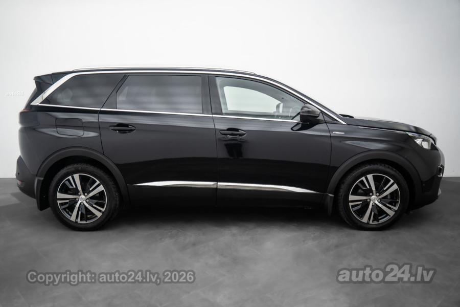 Black Peugeot 5008 2018 in Tallinn, with an engine capacity of 2.00 L and mileage of 192 thousand km for 14899 €, photo 5 on AUTOMOTO.COM.LV
