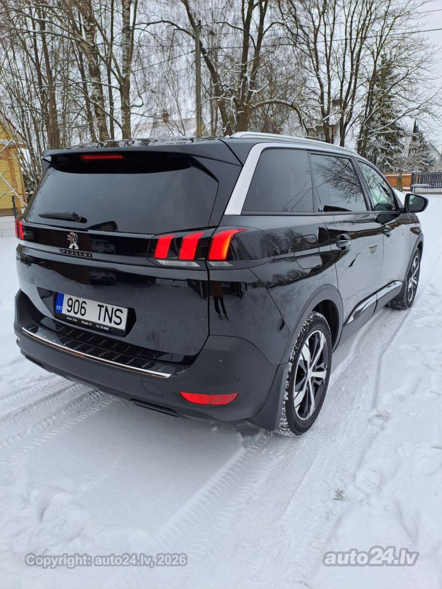 Melns Peugeot 5008 2019 Tartu, ar dzinēja tilpumu 1.50 L un nobraukumu 93 tūkst. km par 19500 €, foto 3 vietnē AUTOMOTO.COM.LV