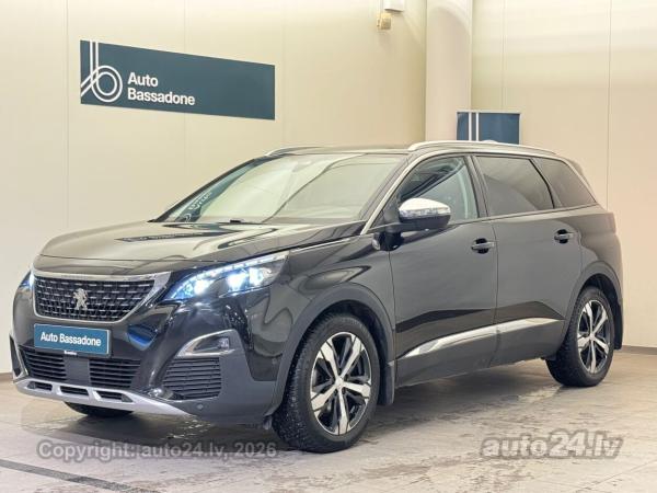 Black Peugeot 5008 2019 in Tallinn, with an engine capacity of 1.50 L and mileage of 125 thousand km for 16500 €, photo 1 on AUTOMOTO.COM.LV