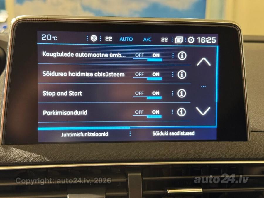 Black Peugeot 5008 2019 in Tallinn, with an engine capacity of 1.50 L and mileage of 125 thousand km for 16500 €, photo 16 on AUTOMOTO.COM.LV