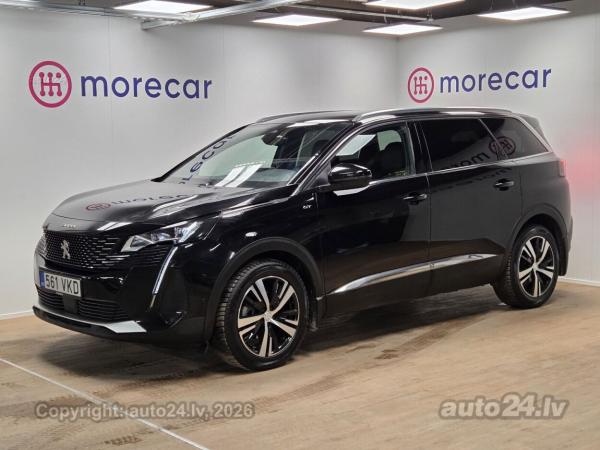 Black Peugeot 5008 2021 in Tallinn, with an engine capacity of 1.50 L and mileage of 50 thousand km for 24900 €, photo 1 on AUTOMOTO.COM.LV