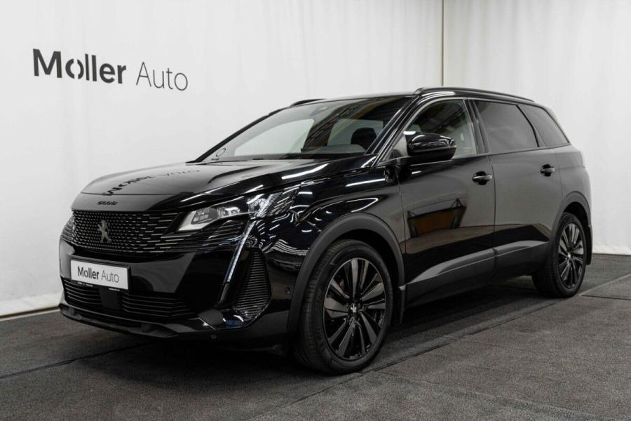 Black Peugeot 5008 2022 in Tallinn, with an engine capacity of 1.50 L and mileage of 48 thousand km for 21900 €, photo 1 on AUTOMOTO.COM.LV