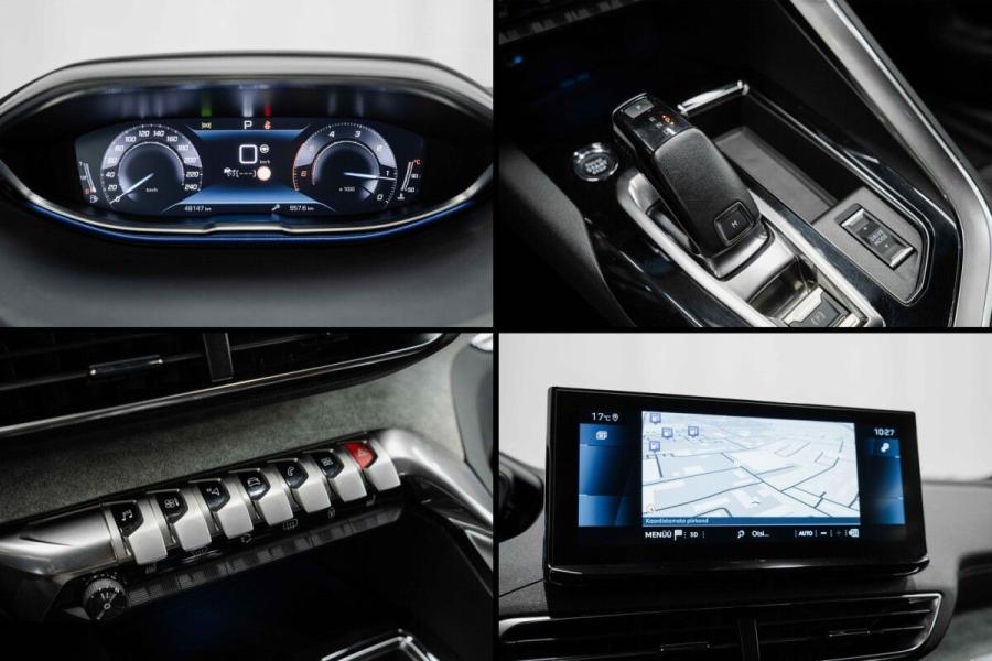 Black Peugeot 5008 2022 in Tallinn, with an engine capacity of 1.50 L and mileage of 48 thousand km for 21900 €, photo 12 on AUTOMOTO.COM.LV