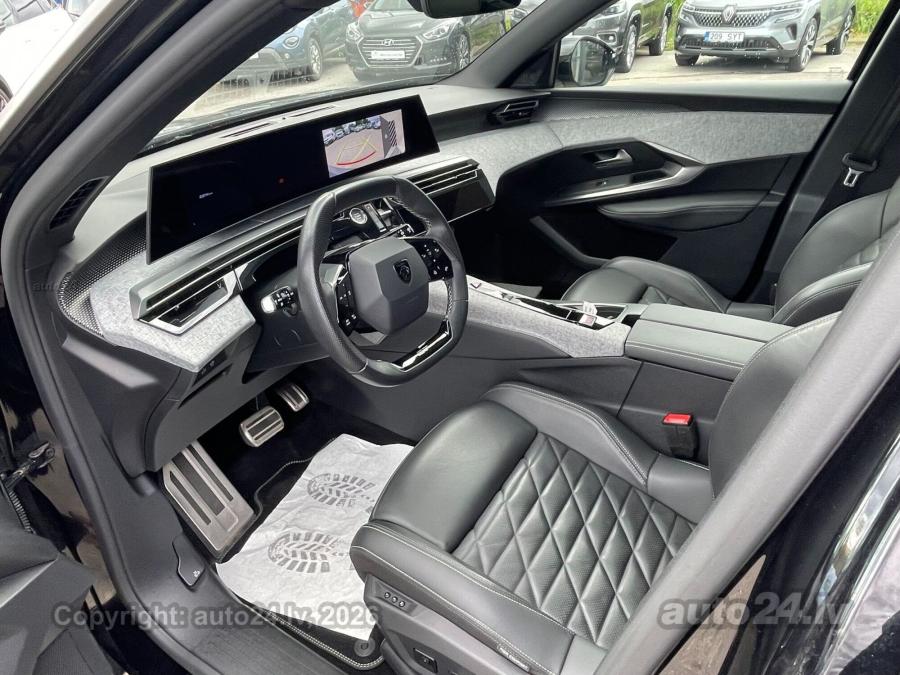 Black Peugeot 5008 2024 in Tartu, with an engine capacity of 1.20 L and mileage of 24 thousand km for 32990 €, photo 15 on AUTOMOTO.COM.LV