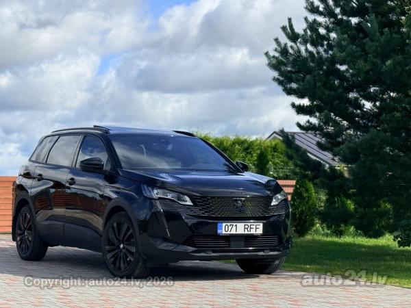 Black Peugeot 5008 2024 in Tallinn, with an engine capacity of 1.20 L and mileage of 37 thousand km for 32900 €, photo 4 on AUTOMOTO.COM.LV