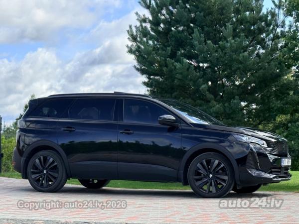 Black Peugeot 5008 2024 in Tallinn, with an engine capacity of 1.20 L and mileage of 37 thousand km for 32900 €, photo 9 on AUTOMOTO.COM.LV