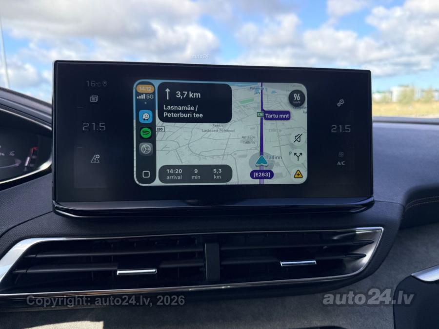 Melns Peugeot 5008 2024 Tallina, ar dzinēja tilpumu 1.20 L un nobraukumu 37 tūkst. km par 32900 €, foto 23 vietnē AUTOMOTO.COM.LV