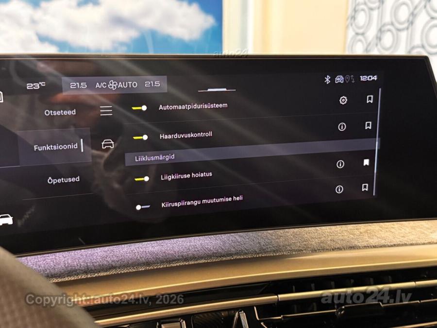 Черный Пежо 5008 2025 в Таллин, объемом двигателя 1.20 л и пробегом 14 тыс. км за 35900 €, фото 25 на AUTOMOTO.COM.LV