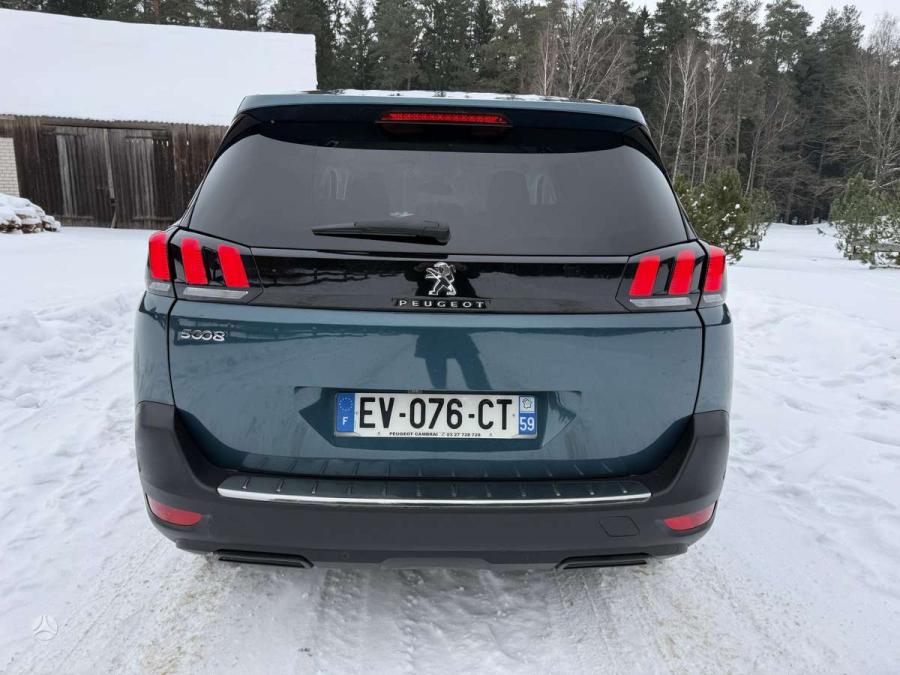 Zils Peugeot 5008 2018 Tauragė, ar dzinēja tilpumu 1.20 L un nobraukumu 119 tūkst. km par 10300 €, foto 6 vietnē AUTOMOTO.COM.LV