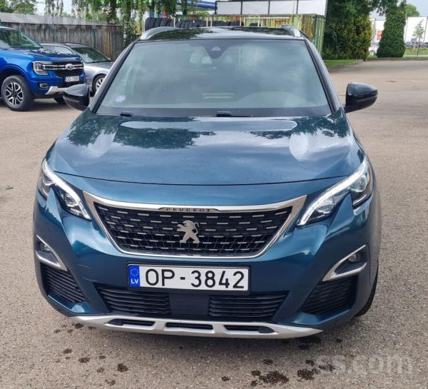Blue Peugeot 5008 2018 in Jelgava, with an engine capacity of 1.20 L and mileage of 0 thousand km for 11900 €, photo 1 on AUTOMOTO.COM.LV