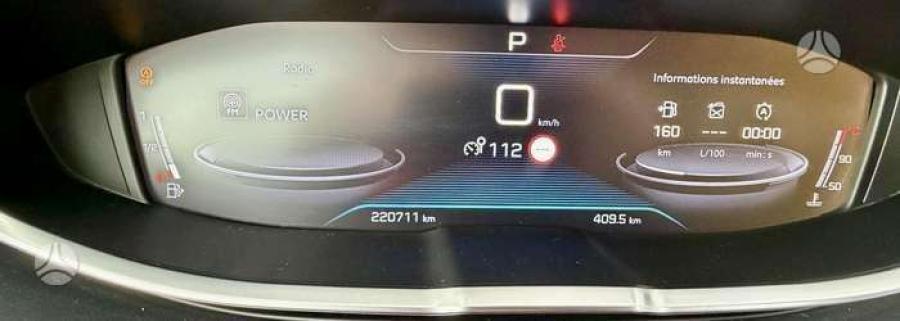 Blue Peugeot 5008 2018 in Siauliai, with an engine capacity of 1.56 L and mileage of 221 thousand km for 13950 €, photo 39 on AUTOMOTO.COM.LV
