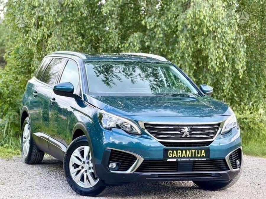 Zils Peugeot 5008 2018 Šauļi, ar dzinēja tilpumu 1.56 L un nobraukumu 221 tūkst. km par 13950 €, foto 1 vietnē AUTOMOTO.COM.LV