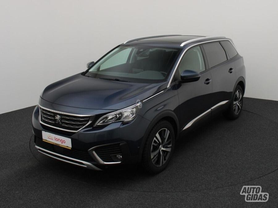 Blue Peugeot 5008 2019 in Vilnius, with an engine capacity of 1.50 L and mileage of 145 thousand km for 14899 €, photo 1 on AUTOMOTO.COM.LV