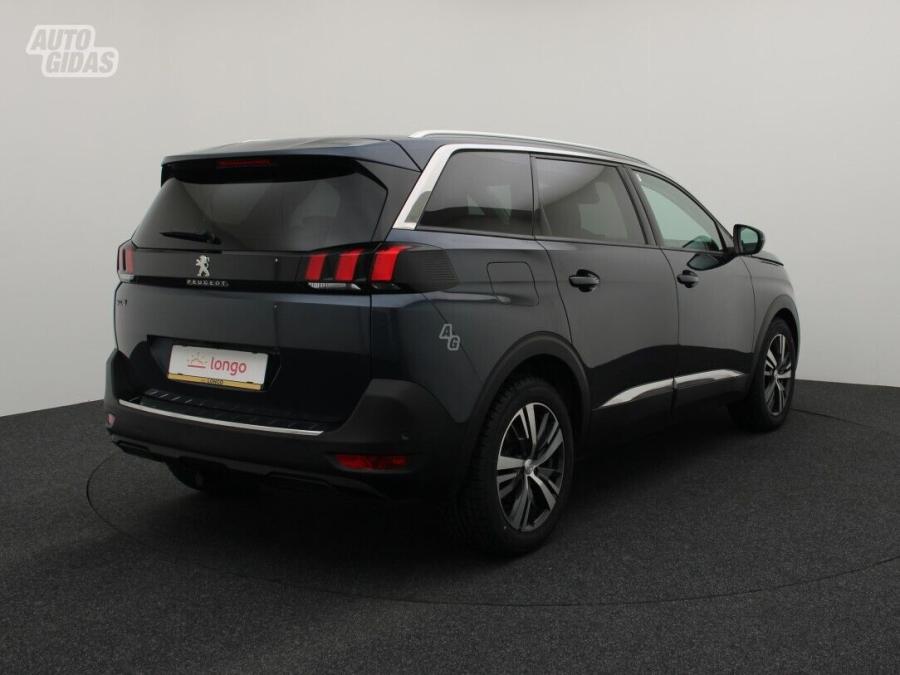 Blue Peugeot 5008 2019 in Vilnius, with an engine capacity of 1.50 L and mileage of 145 thousand km for 14899 €, photo 8 on AUTOMOTO.COM.LV