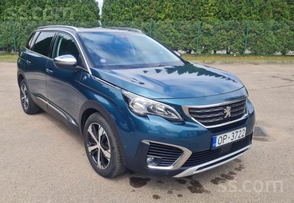 Синий Пежо 5008 2019 в Елгава, объемом двигателя 1.20 л и пробегом 0 тыс. км за 12490 €, фото 4 на AUTOMOTO.COM.LV