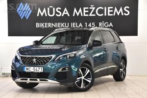 Blue Peugeot 5008 2019 in Riga, with an engine capacity of 1.60 L and mileage of 152 thousand km for 14490 €, photo  on AUTOMOTO.COM.LV