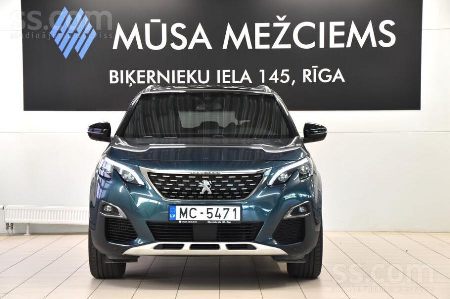 Blue Peugeot 5008 2019 in Riga, with an engine capacity of 1.60 L and mileage of 152 thousand km for 14490 €, photo 3 on AUTOMOTO.COM.LV