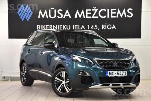Blue Peugeot 5008 2019 in Riga, with an engine capacity of 1.60 L and mileage of 152 thousand km for 14490 €, photo 4 on AUTOMOTO.COM.LV