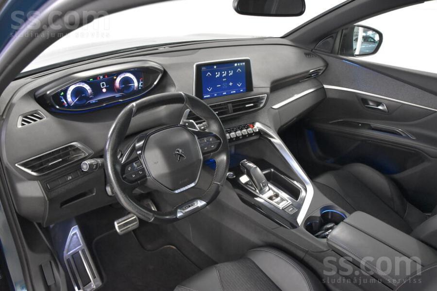 Blue Peugeot 5008 2019 in Riga, with an engine capacity of 1.60 L and mileage of 152 thousand km for 14490 €, photo 13 on AUTOMOTO.COM.LV