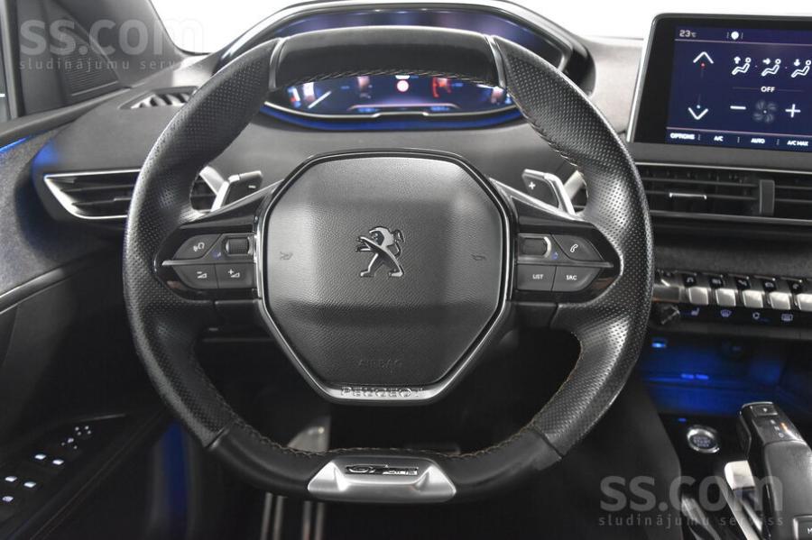 Blue Peugeot 5008 2019 in Riga, with an engine capacity of 1.60 L and mileage of 152 thousand km for 14490 €, photo 30 on AUTOMOTO.COM.LV
