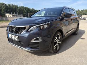 Zils Peugeot 5008 2019 Rīga, ar dzinēja tilpumu 1.50 L un nobraukumu 147 tūkst. km par 14900 €, foto  vietnē AUTOMOTO.COM.LV