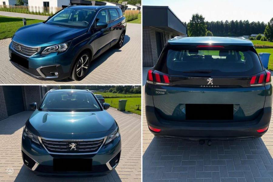 Zils Peugeot 5008 2019 Viļņa, ar dzinēja tilpumu 1.60 L un nobraukumu 137 tūkst. km par 15950 €, foto 8 vietnē AUTOMOTO.COM.LV