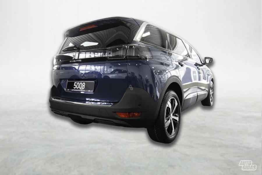 Blue Peugeot 5008 2021 in Kaunas, with an engine capacity of 1.50 L and mileage of 61 thousand km for 27020 €, photo 4 on AUTOMOTO.COM.LV