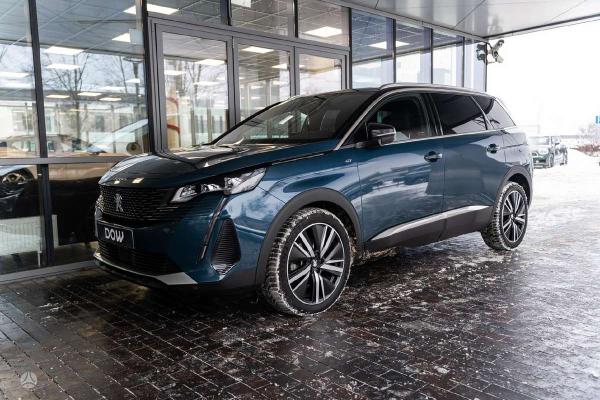 Zils Peugeot 5008 2021 Viļņa, ar dzinēja tilpumu 1.60 L un nobraukumu 71 tūkst. km par 22900 €, foto 2 vietnē AUTOMOTO.COM.LV