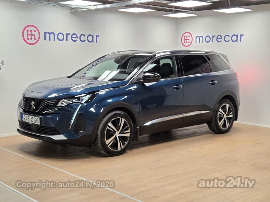 Blue Peugeot 5008 2021 in Tallinn, with an engine capacity of 2.00 L and mileage of 120 thousand km for 20900 €, photo 1 on AUTOMOTO.COM.LV