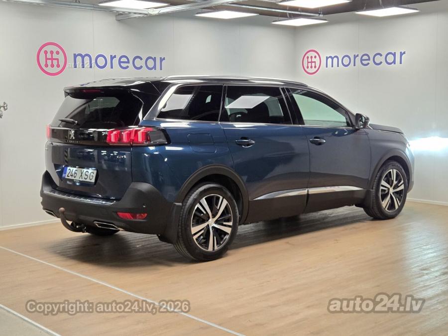 Blue Peugeot 5008 2021 in Tallinn, with an engine capacity of 2.00 L and mileage of 120 thousand km for 20900 €, photo 5 on AUTOMOTO.COM.LV