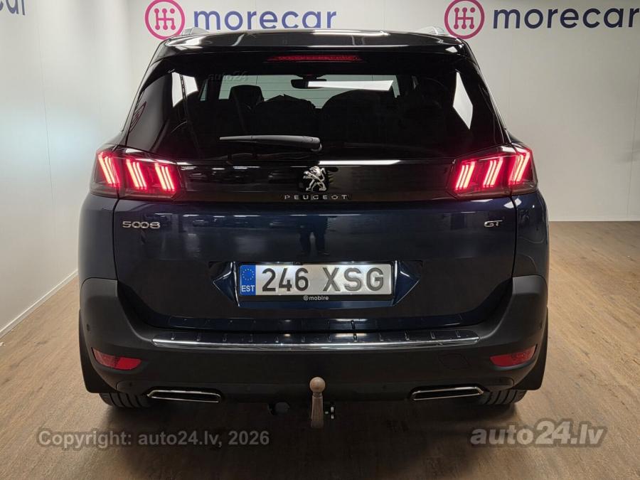 Blue Peugeot 5008 2021 in Tallinn, with an engine capacity of 2.00 L and mileage of 120 thousand km for 20900 €, photo 6 on AUTOMOTO.COM.LV
