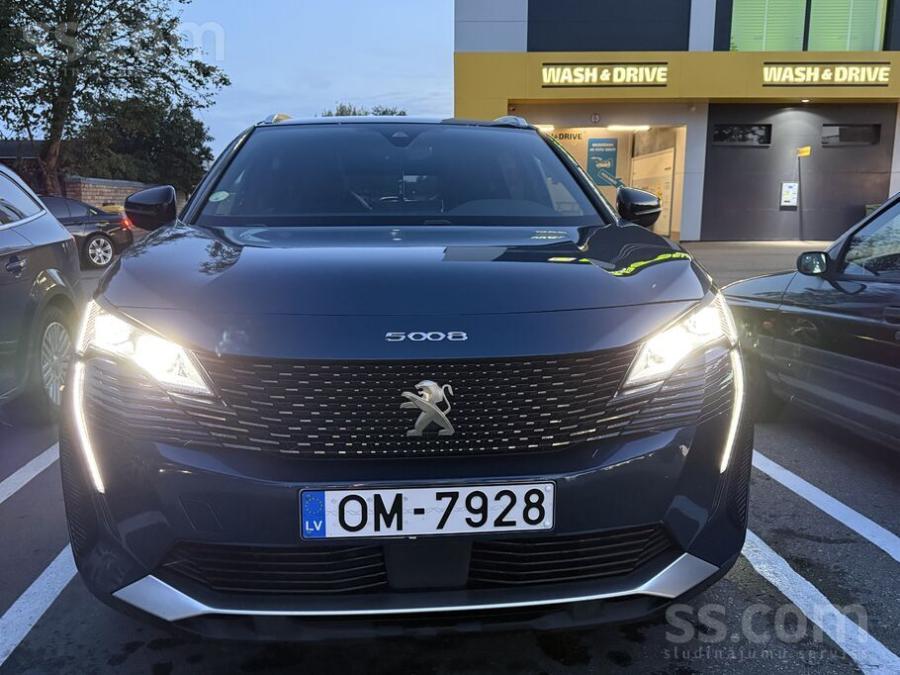 Синий Пежо 5008 2021 в Рига, объемом двигателя 1.50 л и пробегом 22 тыс. км за 17200 €, фото 3 на AUTOMOTO.COM.LV