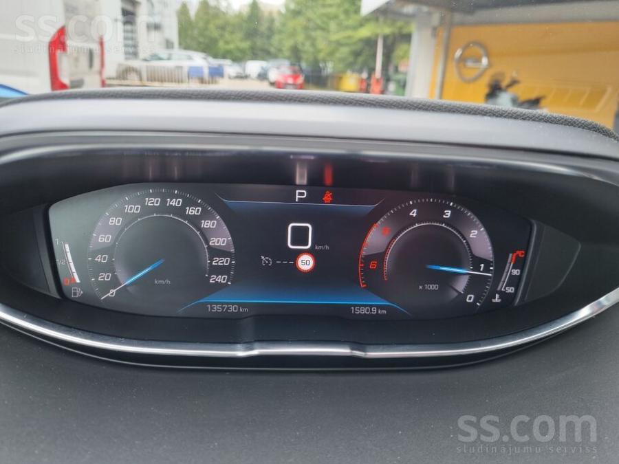 Синий Пежо 5008 2021 в Рига, объемом двигателя 1.50 л и пробегом 136 тыс. км за 17700 €, фото 4 на AUTOMOTO.COM.LV