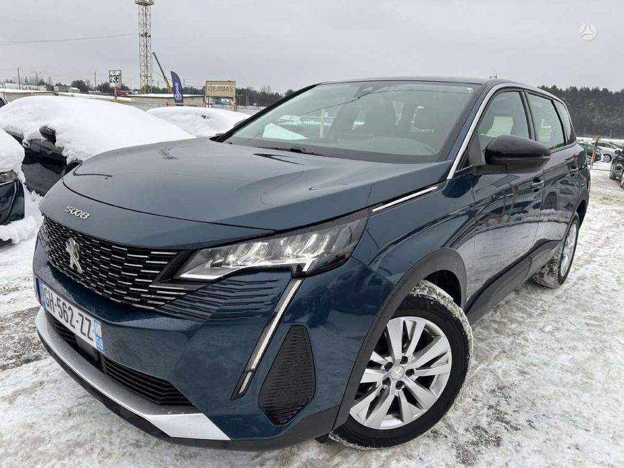 Zils Peugeot 5008 2022 Viļņa, ar dzinēja tilpumu 1.20 L un nobraukumu 197 tūkst. km par 14882 €, foto 1 vietnē AUTOMOTO.COM.LV