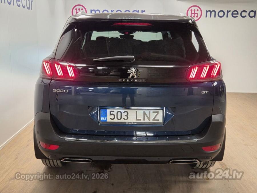 Blue Peugeot 5008 2022 in Tallinn, with an engine capacity of 1.50 L and mileage of 46 thousand km for 24900 €, photo 6 on AUTOMOTO.COM.LV