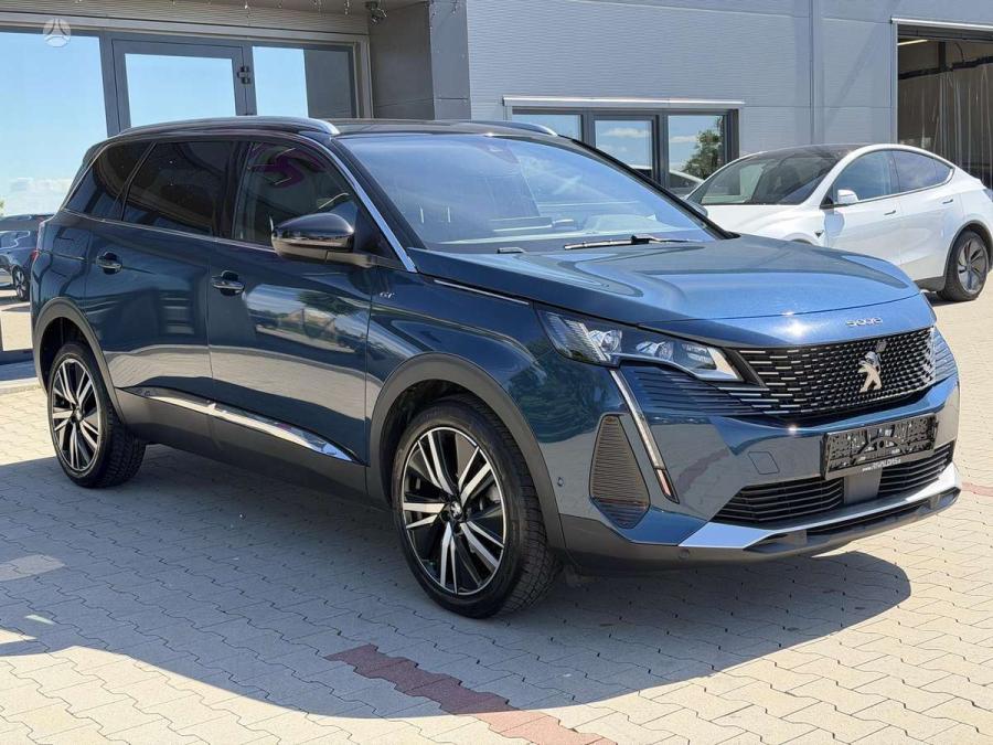 Zils Peugeot 5008 2022 Šauļi, ar dzinēja tilpumu 1.60 L un nobraukumu 174 tūkst. km par 21768 €, foto 3 vietnē AUTOMOTO.COM.LV