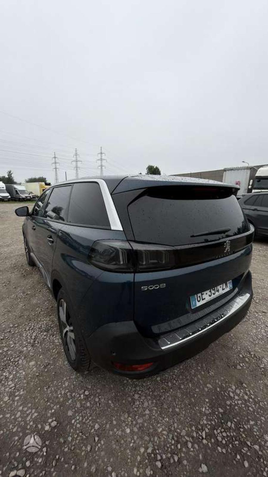 Zils Peugeot 5008 2022 Kauņa, ar dzinēja tilpumu 1.50 L un nobraukumu 175 tūkst. km par 16154 €, foto 7 vietnē AUTOMOTO.COM.LV