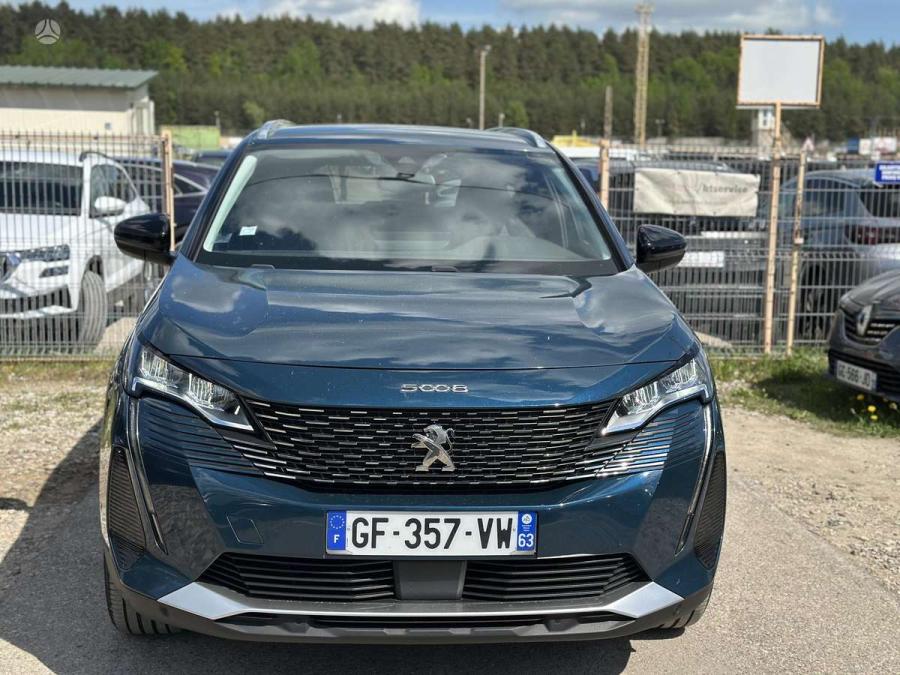 Zils Peugeot 5008 2022 Viļņa, ar dzinēja tilpumu 1.50 L un nobraukumu 191 tūkst. km par 18149 €, foto 3 vietnē AUTOMOTO.COM.LV