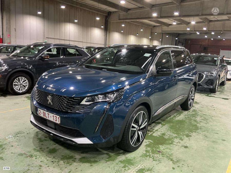 Zils Peugeot 5008 2022 Šauļi, ar dzinēja tilpumu 1.50 L un nobraukumu 98 tūkst. km par 23250 €, foto 1 vietnē AUTOMOTO.COM.LV