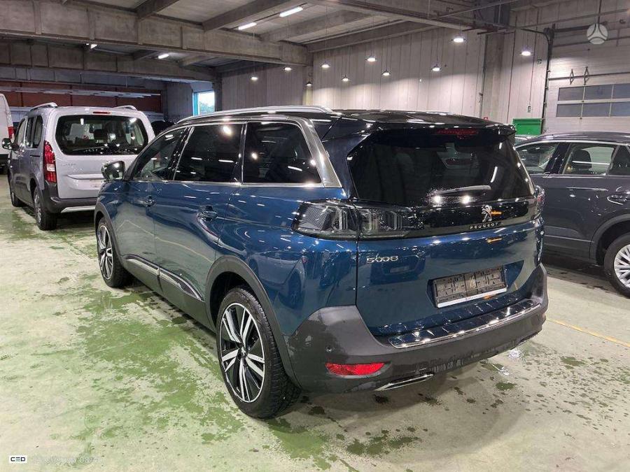 Zils Peugeot 5008 2022 Šauļi, ar dzinēja tilpumu 1.50 L un nobraukumu 98 tūkst. km par 23250 €, foto 3 vietnē AUTOMOTO.COM.LV