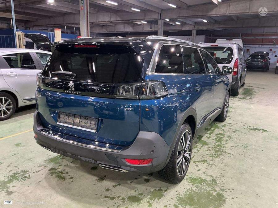 Zils Peugeot 5008 2022 Šauļi, ar dzinēja tilpumu 1.50 L un nobraukumu 98 tūkst. km par 23250 €, foto 4 vietnē AUTOMOTO.COM.LV
