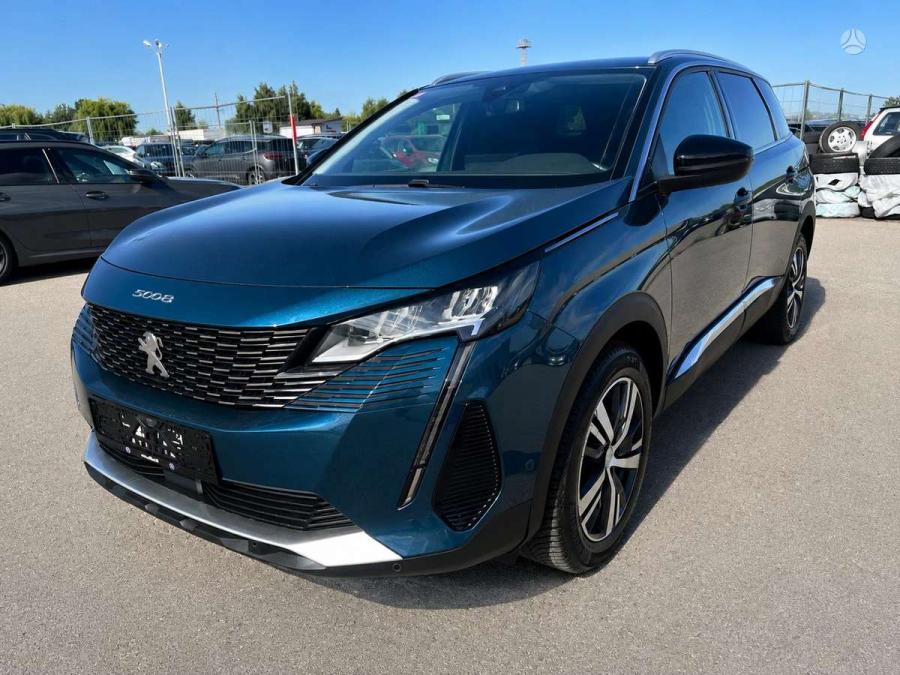 Zils Peugeot 5008 2022 Marijampole, ar dzinēja tilpumu 1.20 L un nobraukumu 80 tūkst. km par 18513 €, foto 1 vietnē AUTOMOTO.COM.LV
