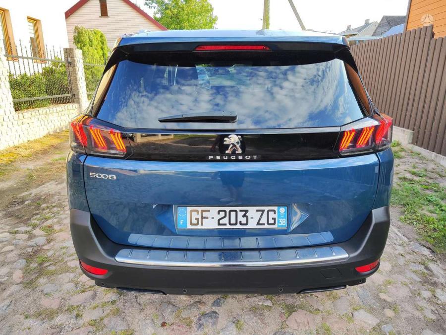 Blue Peugeot 5008 2022 in Marijampole, with an engine capacity of 1.20 L and mileage of 90 thousand km for 15724 €, photo 7 on AUTOMOTO.COM.LV