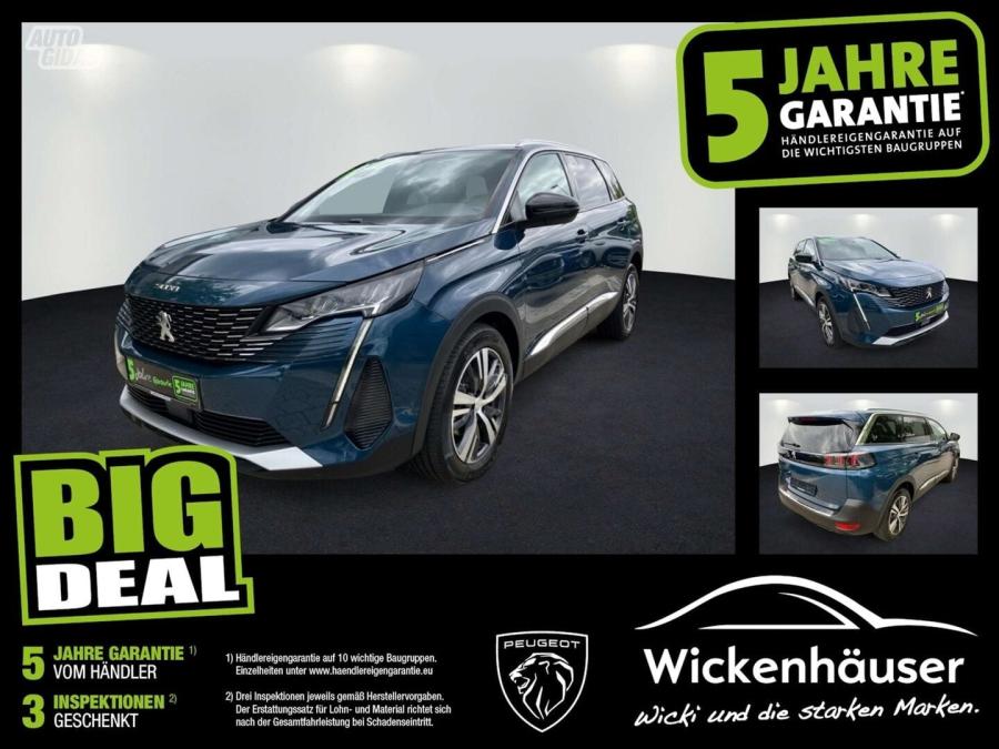 Zils Peugeot 5008 2023 Kauņa, ar dzinēja tilpumu 1.20 L un nobraukumu 21 tūkst. km par 33209 €, foto 1 vietnē AUTOMOTO.COM.LV
