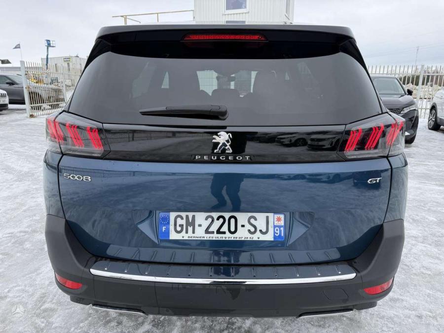 Blue Peugeot 5008 2023 in Marijampole, with an engine capacity of 1.20 L and mileage of 115 thousand km for 19354 €, photo 6 on AUTOMOTO.COM.LV