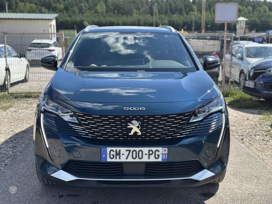 Zils Peugeot 5008 2023 Viļņa, ar dzinēja tilpumu 1.20 L un nobraukumu 156 tūkst. km par 16576 €, foto 3 vietnē AUTOMOTO.COM.LV