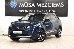 Zils Peugeot 5008 2024 Rīga, ar dzinēja tilpumu 1.20 L un nobraukumu 111 tūkst. km par 24500 €, foto  vietnē AUTOMOTO.COM.LV