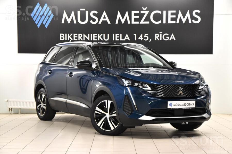 Blue Peugeot 5008 2024 in Riga, with an engine capacity of 1.20 L and mileage of 111 thousand km for 24500 €, photo 4 on AUTOMOTO.COM.LV