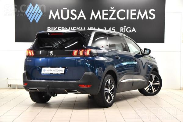 Blue Peugeot 5008 2024 in Riga, with an engine capacity of 1.20 L and mileage of 111 thousand km for 24500 €, photo 6 on AUTOMOTO.COM.LV